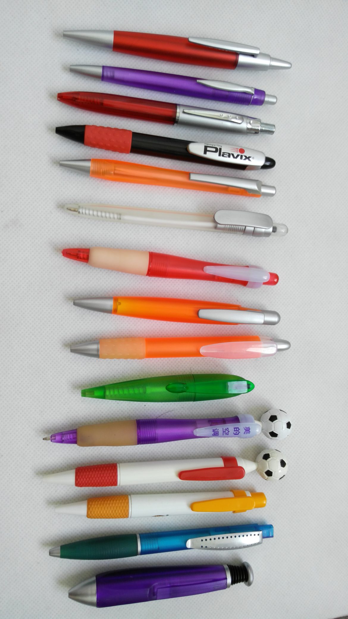Promotional Ball Pens. Triangle Barrel Pen. Football Pens. Short Pens ...